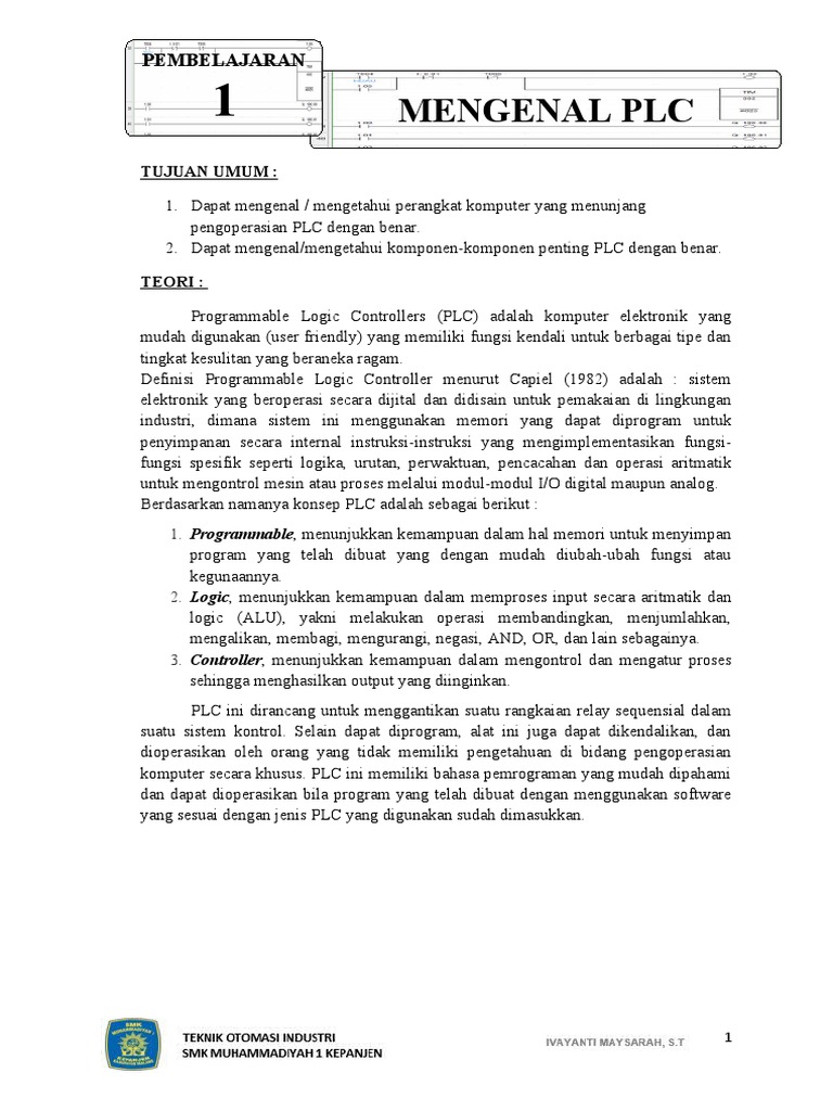 Modul PLC Cp1e Modif | PDF