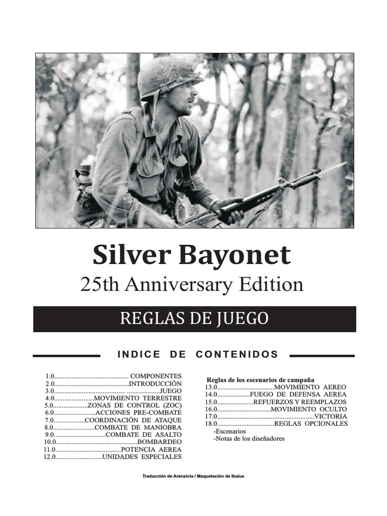 Silver Bayonet 1.0 SP | PDF | Infantería | Artillería
