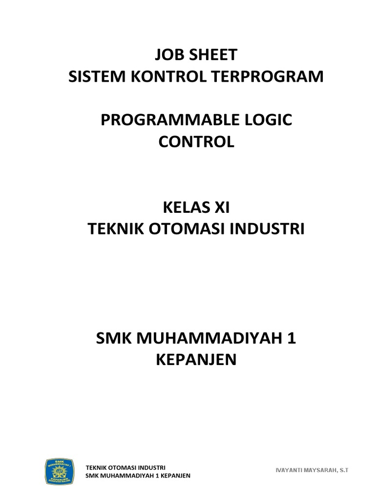 Jobsheet Sistem Kontrol Terprogram Kelas XI | PDF