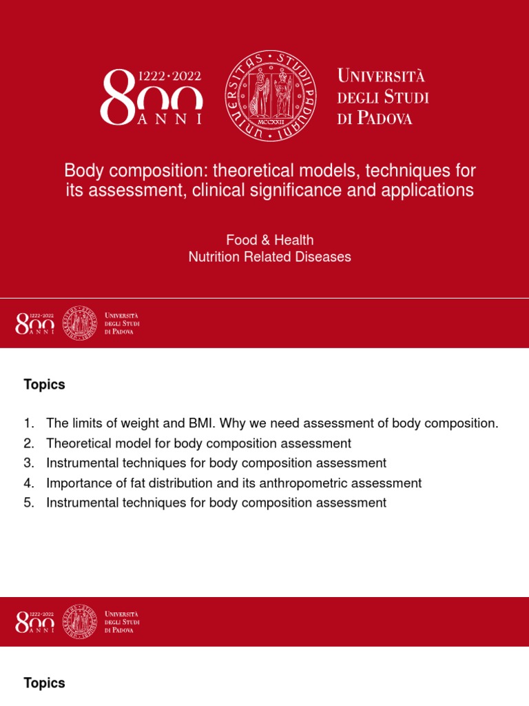 Body Composition | PDF | Body Mass Index | Adipose Tissue