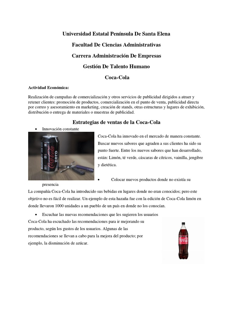 Documento 2 | PDF | Coca Cola | Publicidad