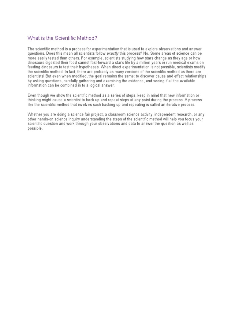 Science Fair Guide for Students | PDF | Scientific Method | Experiment