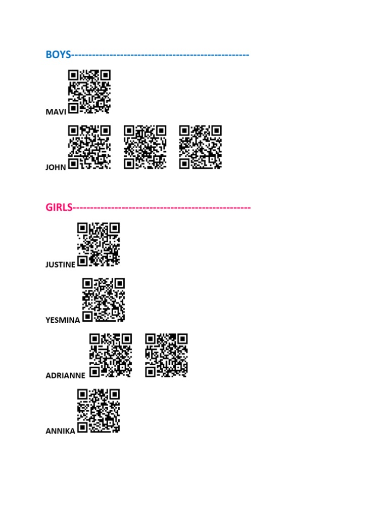 QR Codes | PDF