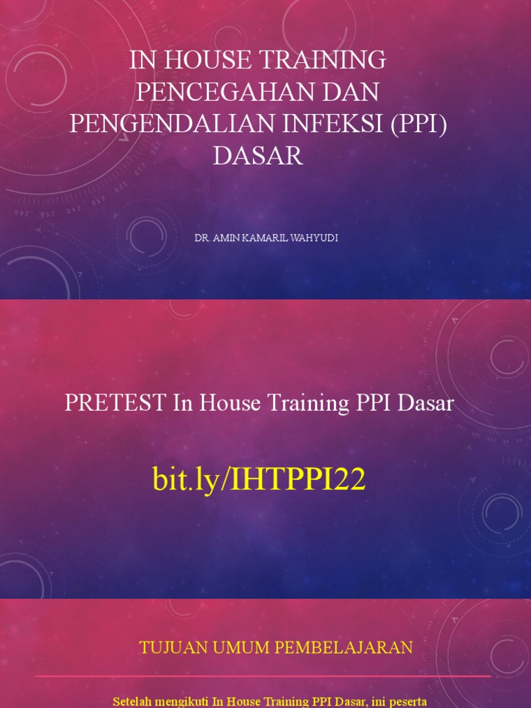 In House Training Ppi Dasar | PDF