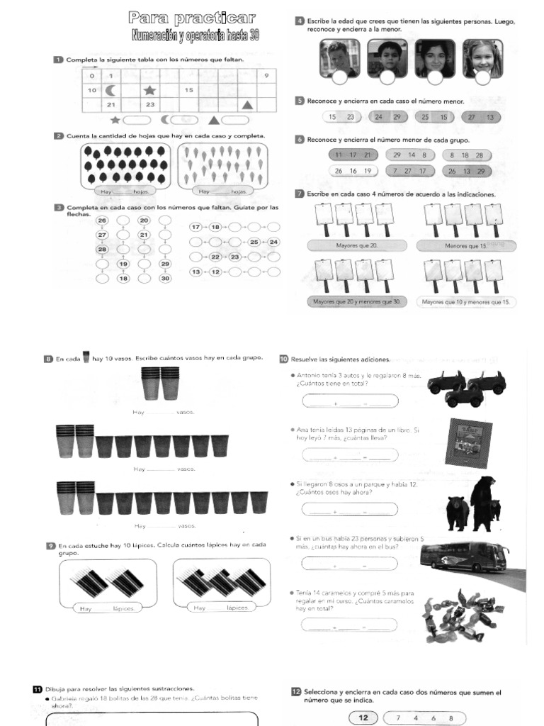 Numeros Hasta El 30 | PDF