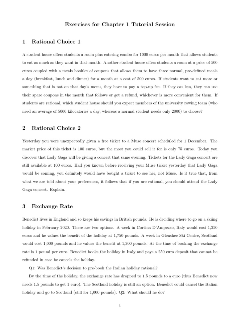 Chapter 1-1 | PDF | Percentage | Microeconomics Chapter 1-1 | PDF | Percentage | Microeconomics