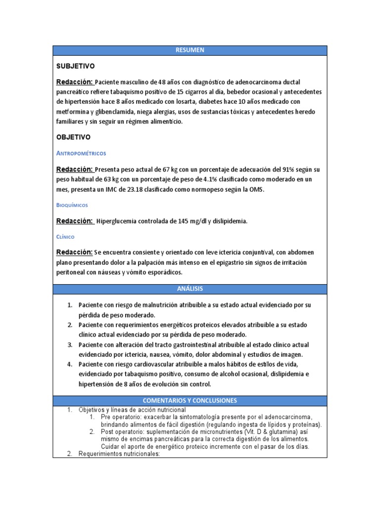 P5 - ICyP | PDF | Alimentos | Diabetes