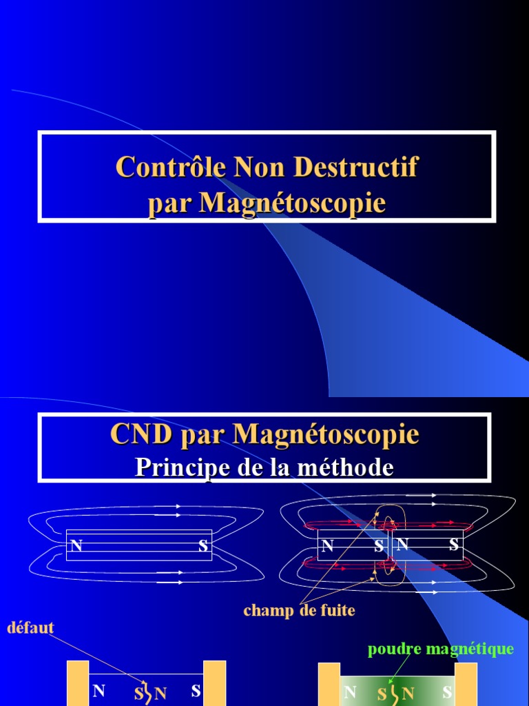 Magnetoscopie | PDF | Magnétisme | Matériaux