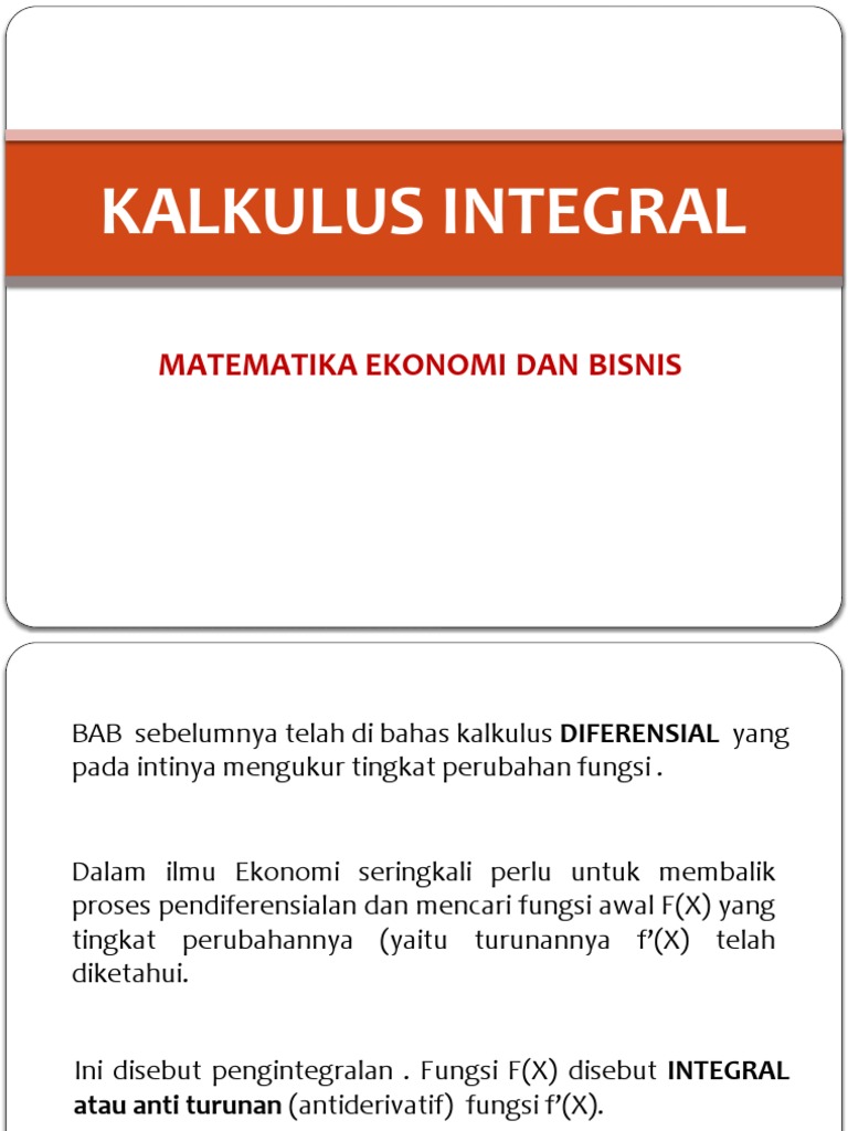 Pengantar Kalkulus Integral | PDF | Komputer