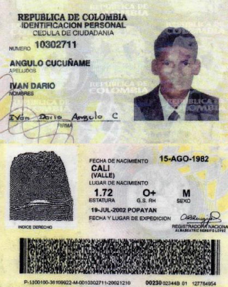 Cedula Ivan Dario | PDF