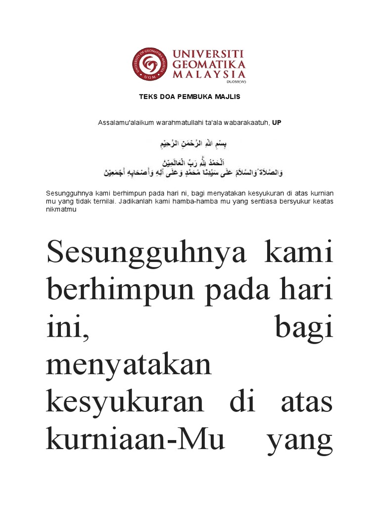 Teks DOA | PDF | Agama & Spiritualitas