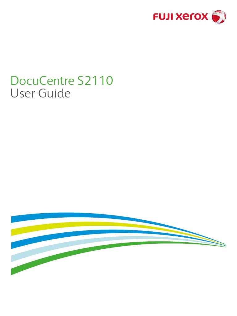 Docucentre s2110 | PDF | Legal Liability | Ip Address