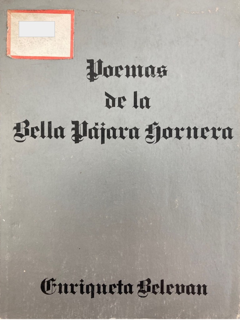 Poemas de La Bella Pájara Hornera - Enriqueta Belevan | PDF