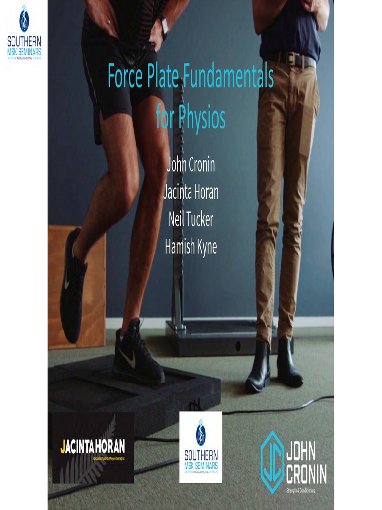 Force Plate Fundamentals For Physios: John Cronin Jacinta Horan Neil ...