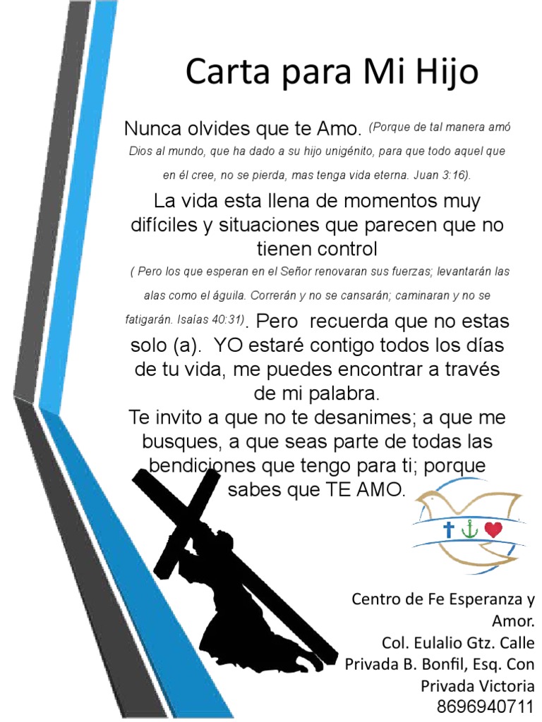 Carta para Mi Hijo | PDF