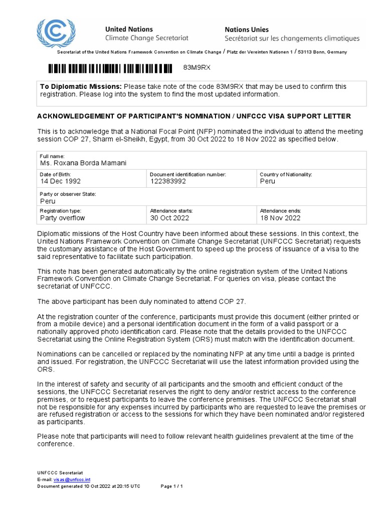 Acreditacion | Download Free PDF | United Nations Framework Convention On Climate Change ...