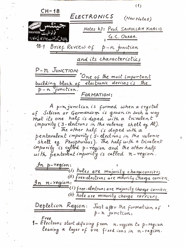 Electronics CH 18 | PDF