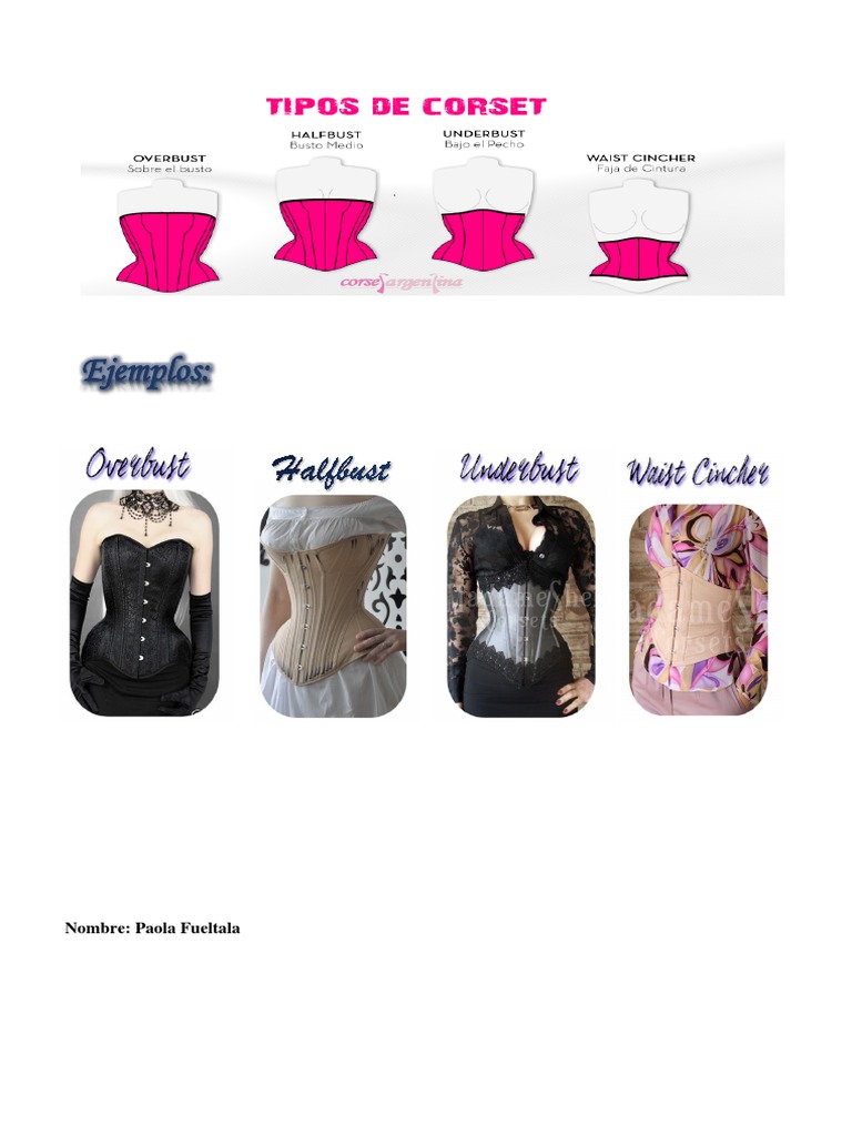 tipos de corset | PDF