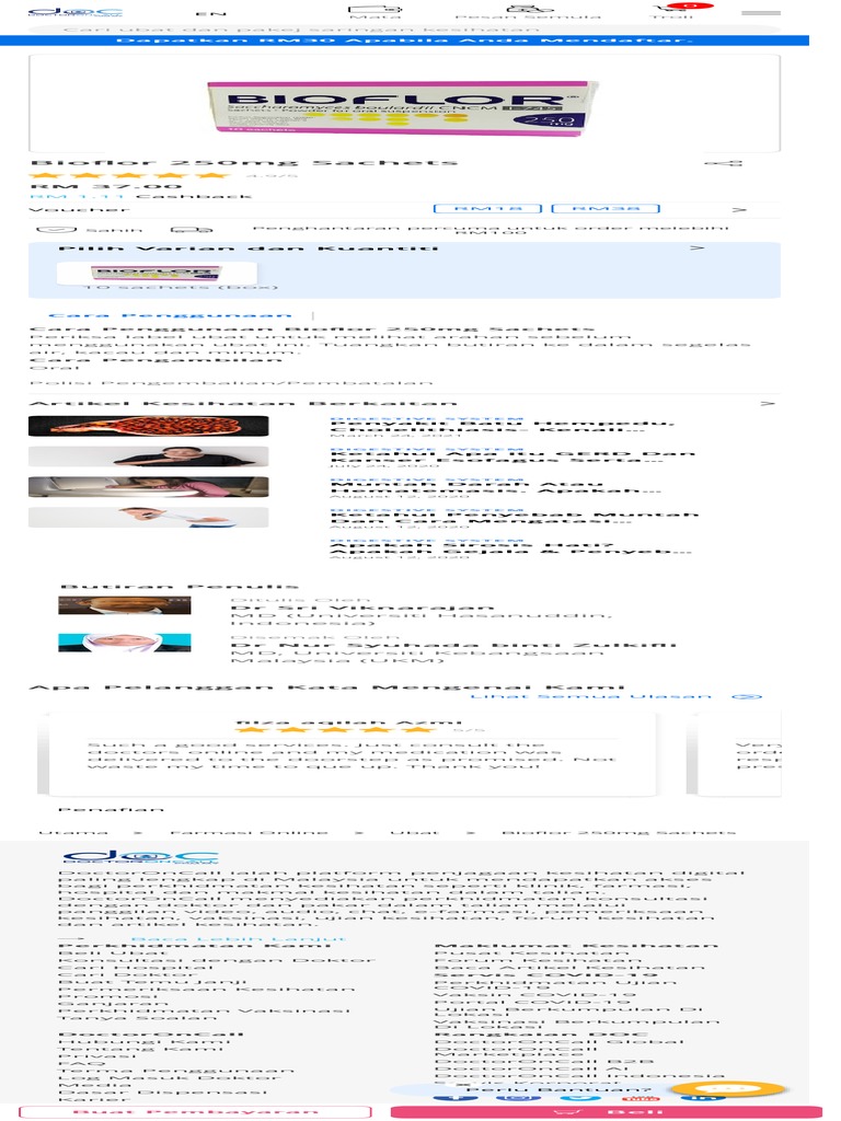 Bioflor 250mg Sachets - Uses, Dosage, Side Effects, Price, Benefits, Online Pharmacy ...