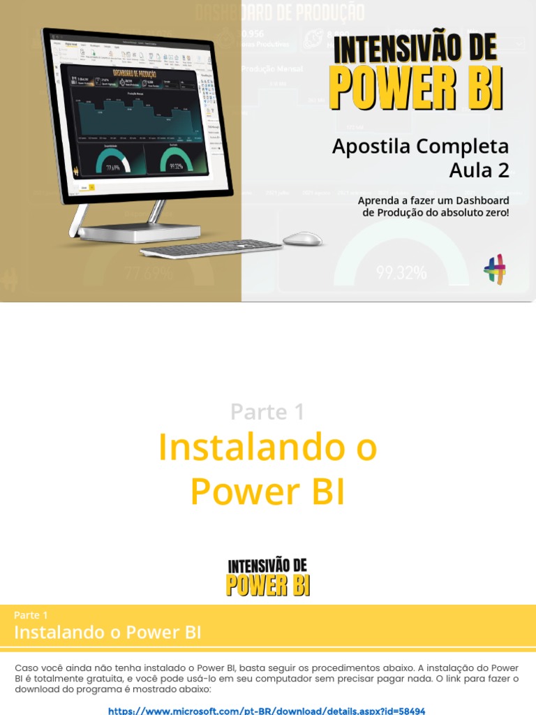 Dashboard de Produção no Power BI | PDF | Cor | Cálculo