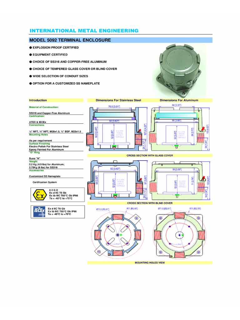 Honeywell SS316 JB 5092 | PDF