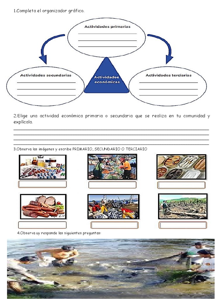 Act Lunes Ps Describimos Las Actividades Económicas Primarias Pdf