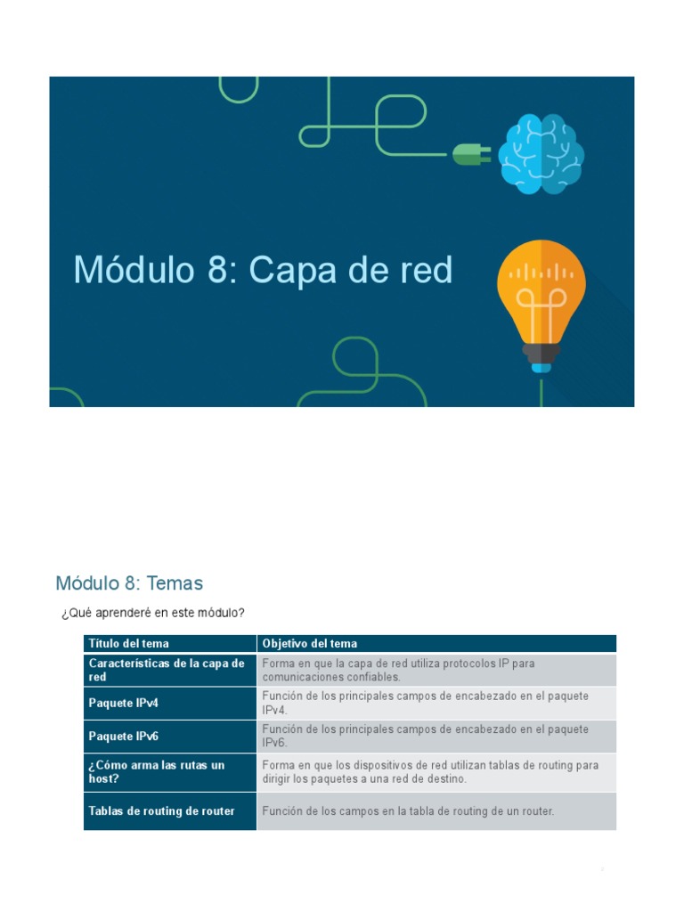 Mod 08 | PDF | Enrutador (Computación) | Protocolos de internet
