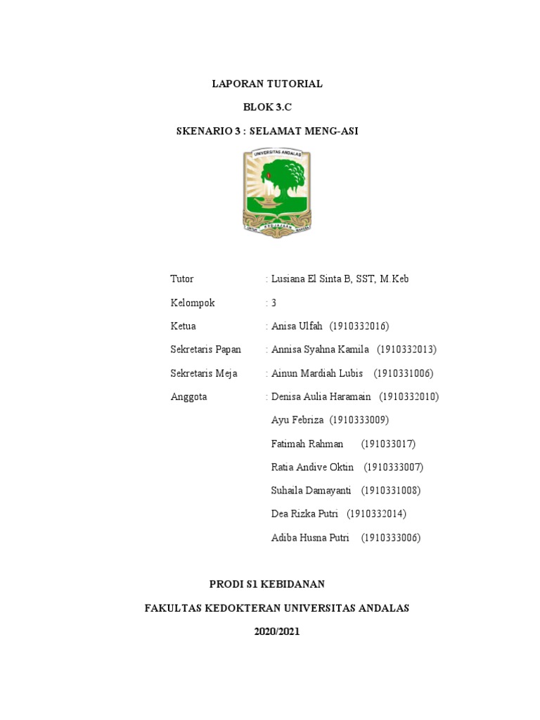 LAPORAN TUTORIAL 3.C.3 meng-ASI | PDF