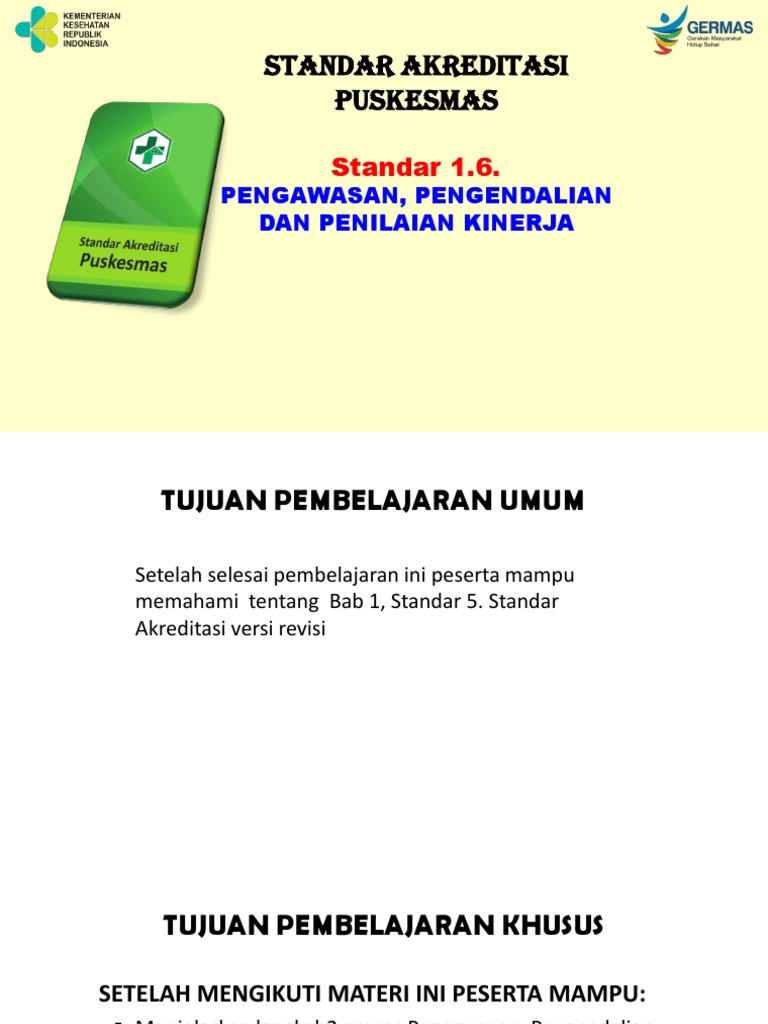 BAB I - KMP Standar 1.6. | PDF | Medical And Health Organizations | Health Sciences