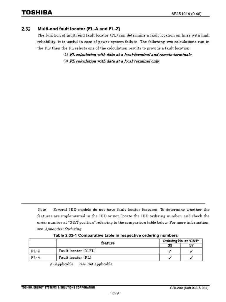 GRL200 - Fault Locator - 2 | PDF | Electrical Impedance | Electrical ...