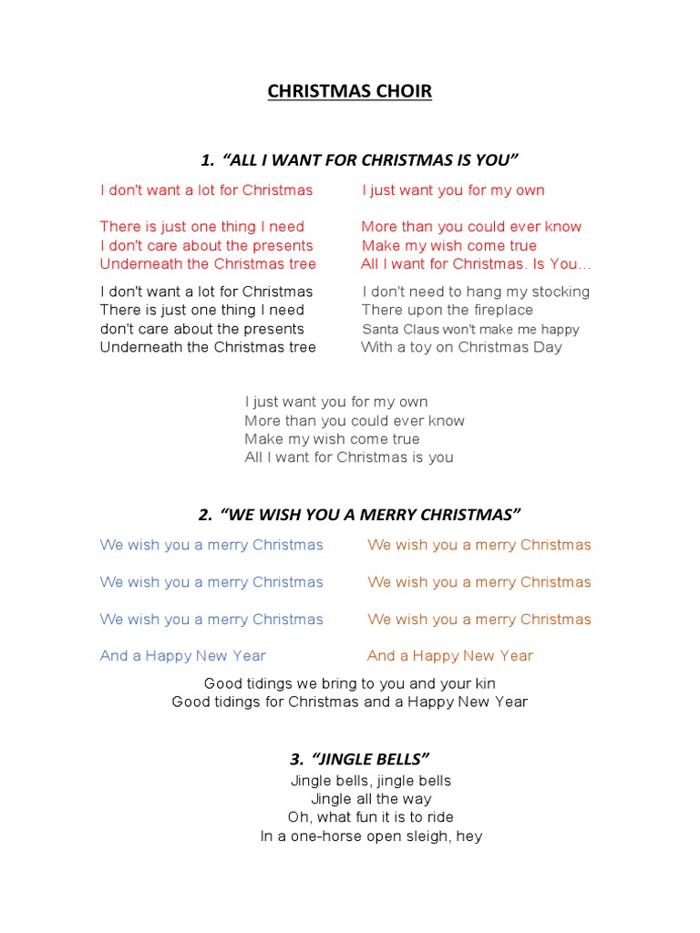 Christmas Choir | PDF
