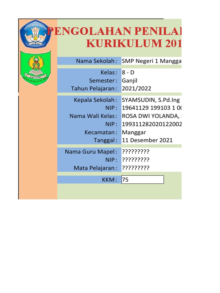 8D Ganjil 21-22 | PDF