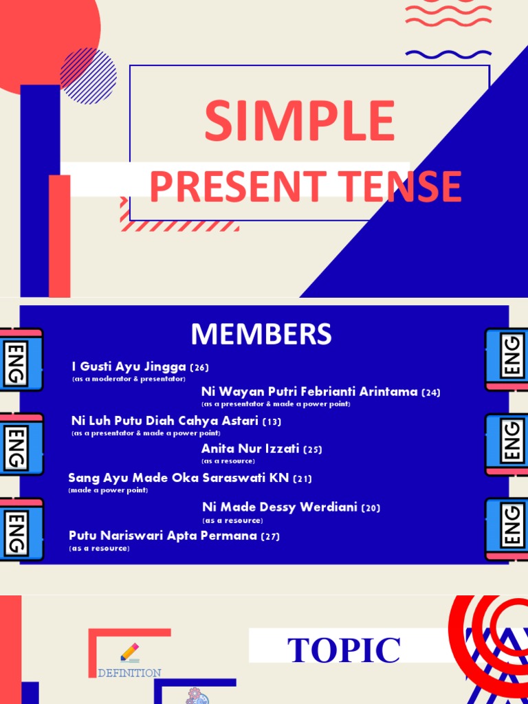 Simple Present Tense | PDF