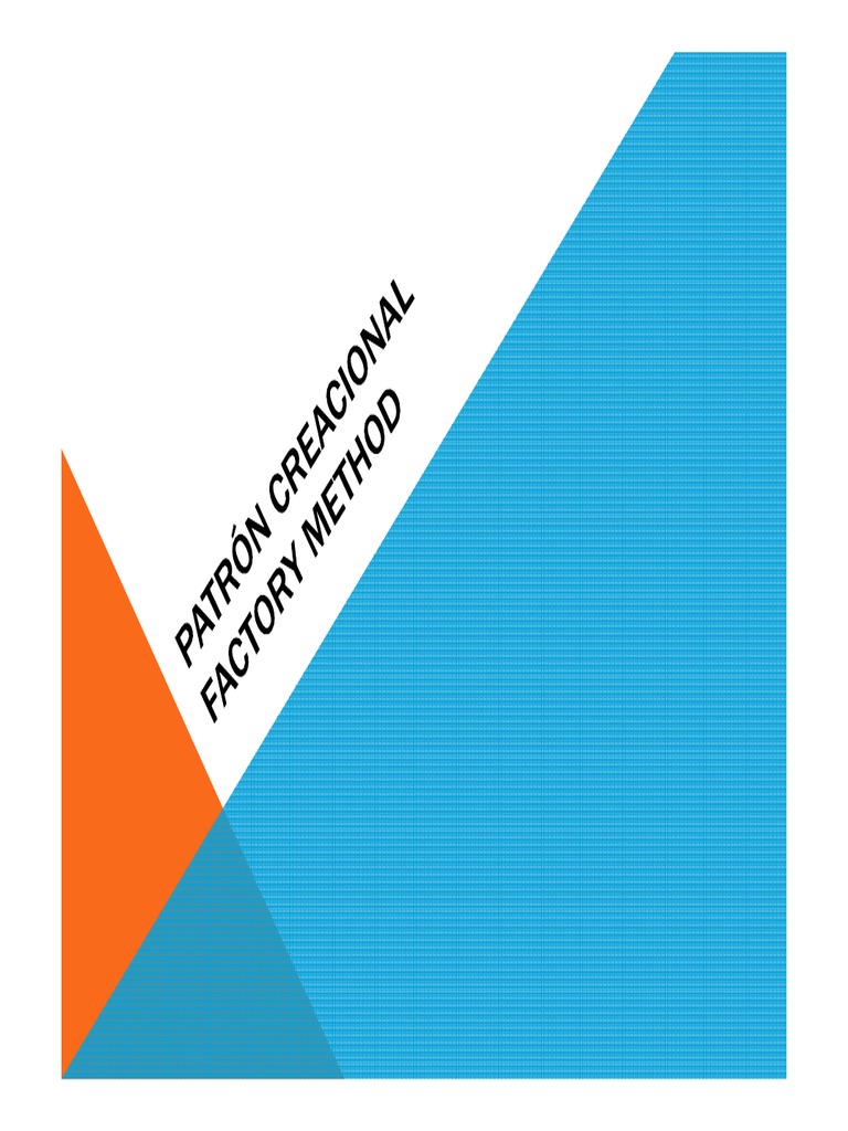Factory Method | PDF | Programación orientada a objetos | Ciencias de ...