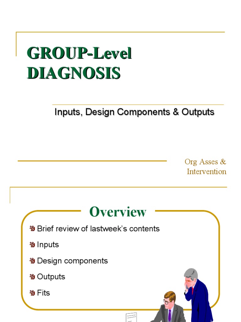 4 Group-Level Diagnosis | PDF | Goal | System