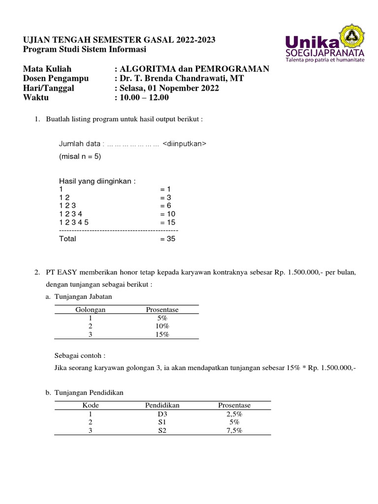 UTS Alpro 2022 | PDF