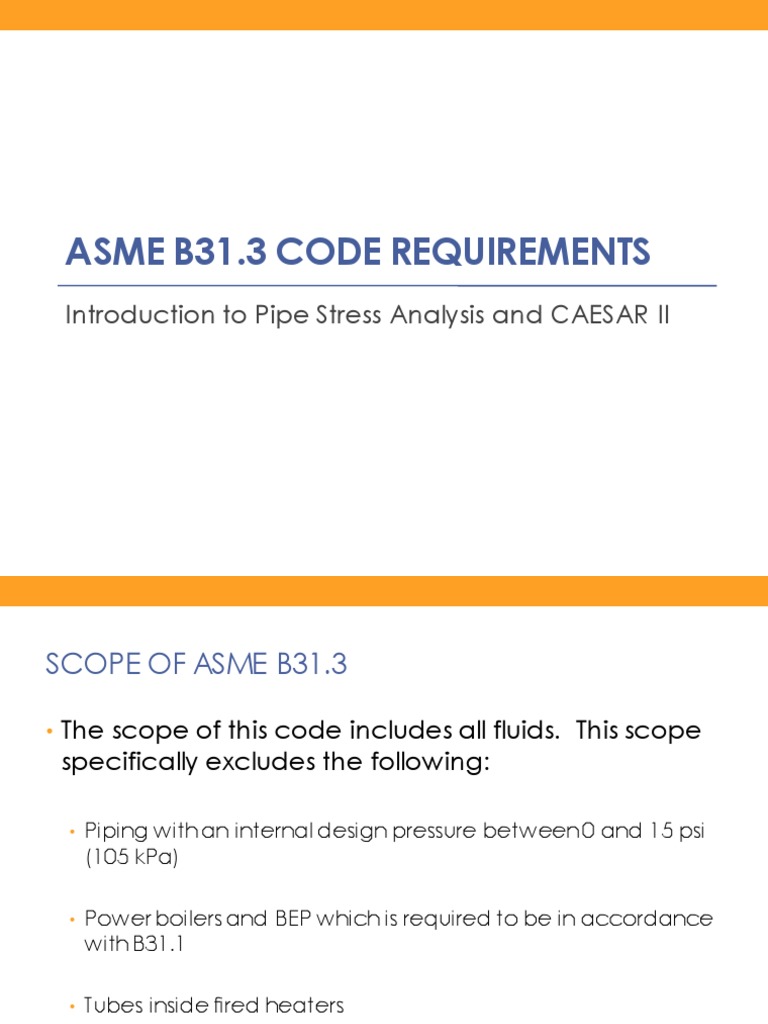 Introduction To Pipe Stress Analysis and CAESAR II 1640964803 ...