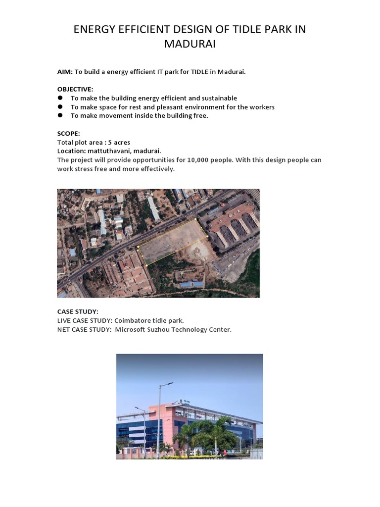 Tidle Park Madurai | PDF