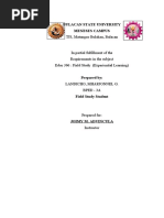 Field Study 1 PORTFOLIO TEMPLATE | PDF