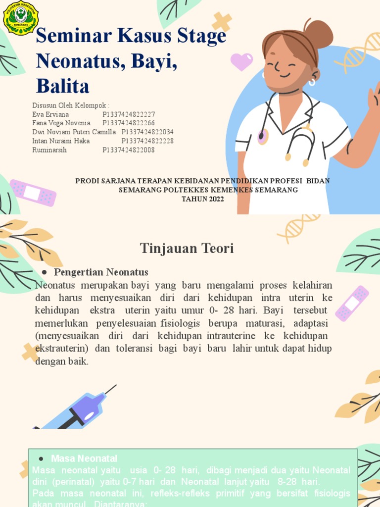 Seminar Kasus Stage Neonatus, Bayi, Balita | PDF