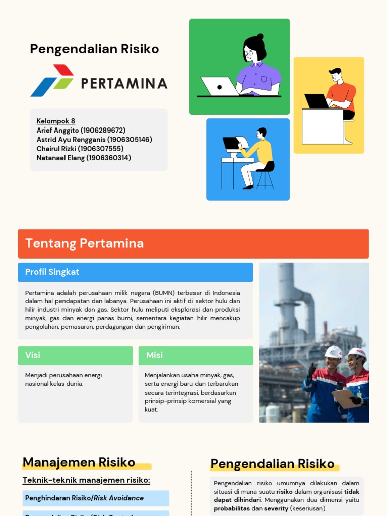 Kelompok 8 - Pengendalian Risiko Pertamina | PDF