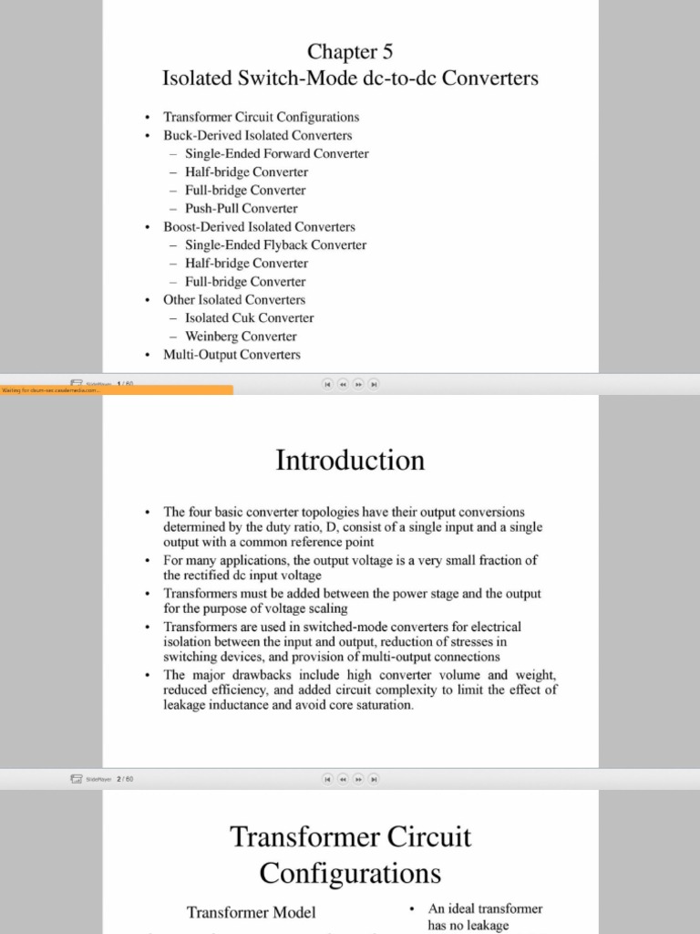 (A) Isolated DC DC Converter | PDF