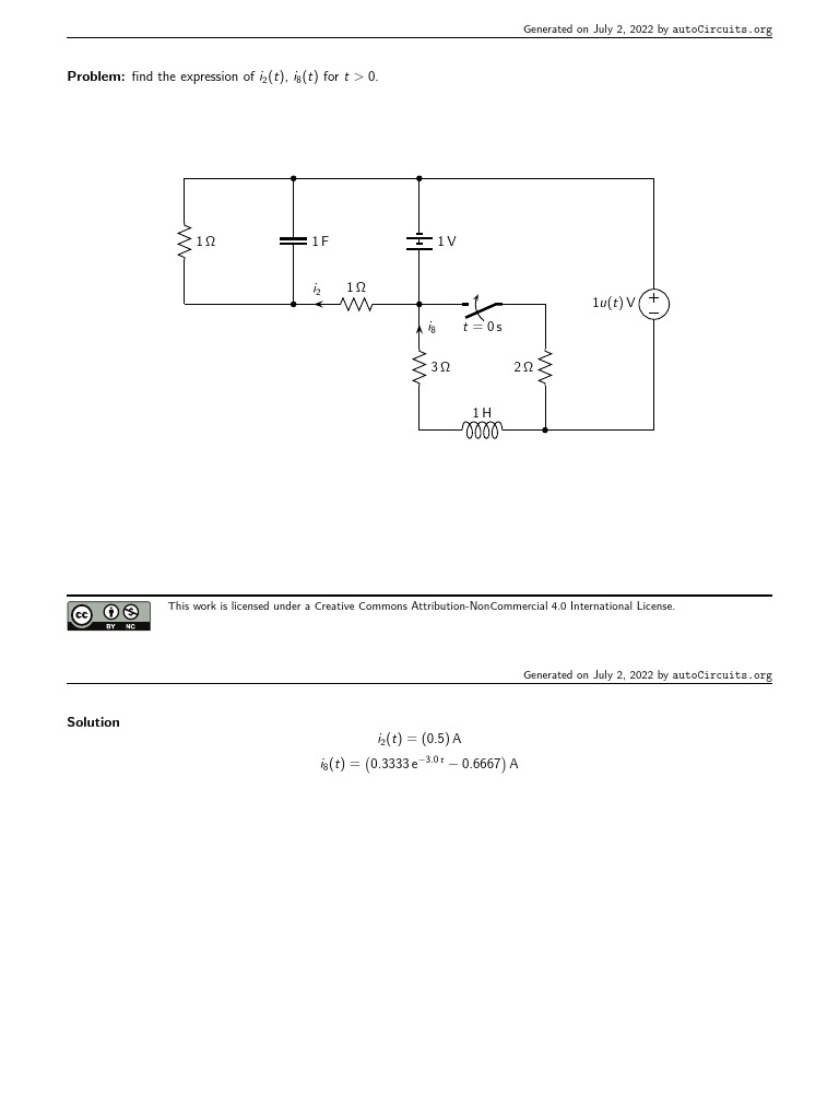 Random Circuit Problem 7 | PDF