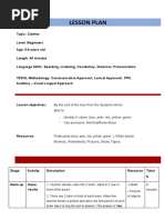 2-1 Lesson Plan-Countries and Nationalities | PDF | Education Theory ...