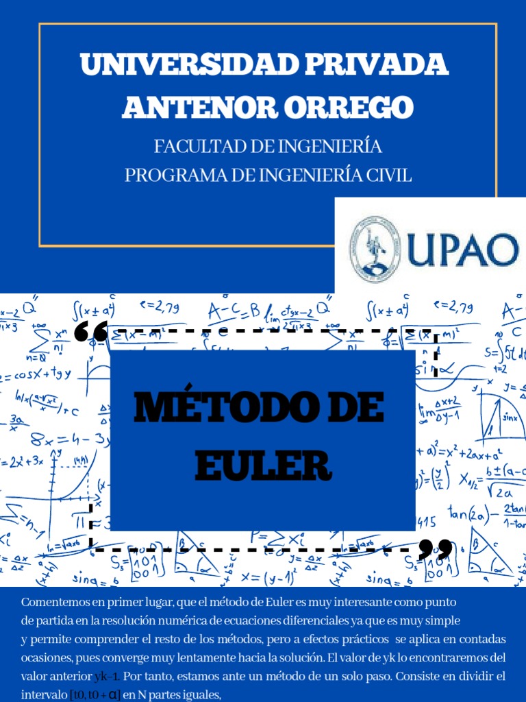 Método de Euler | PDF