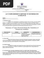 Accomplishment REPORT in READING Intervention | PDF | Teachers | Pedagogy