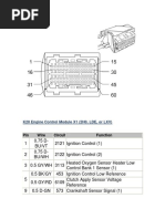 K20 Engine Control Module X1 | PDF | Fuel Injection | Throttle