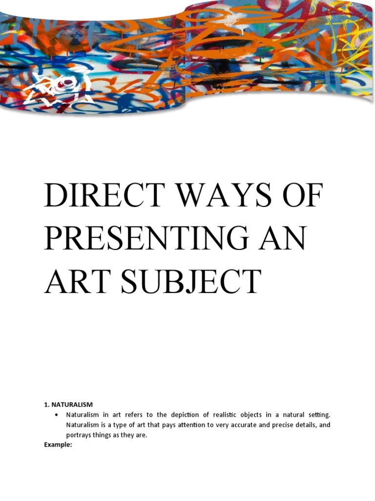 Direct Ways | PDF | Impressionism | Abstract Art
