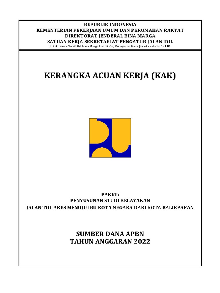 KAK FS Akses Menuju IKN | PDF