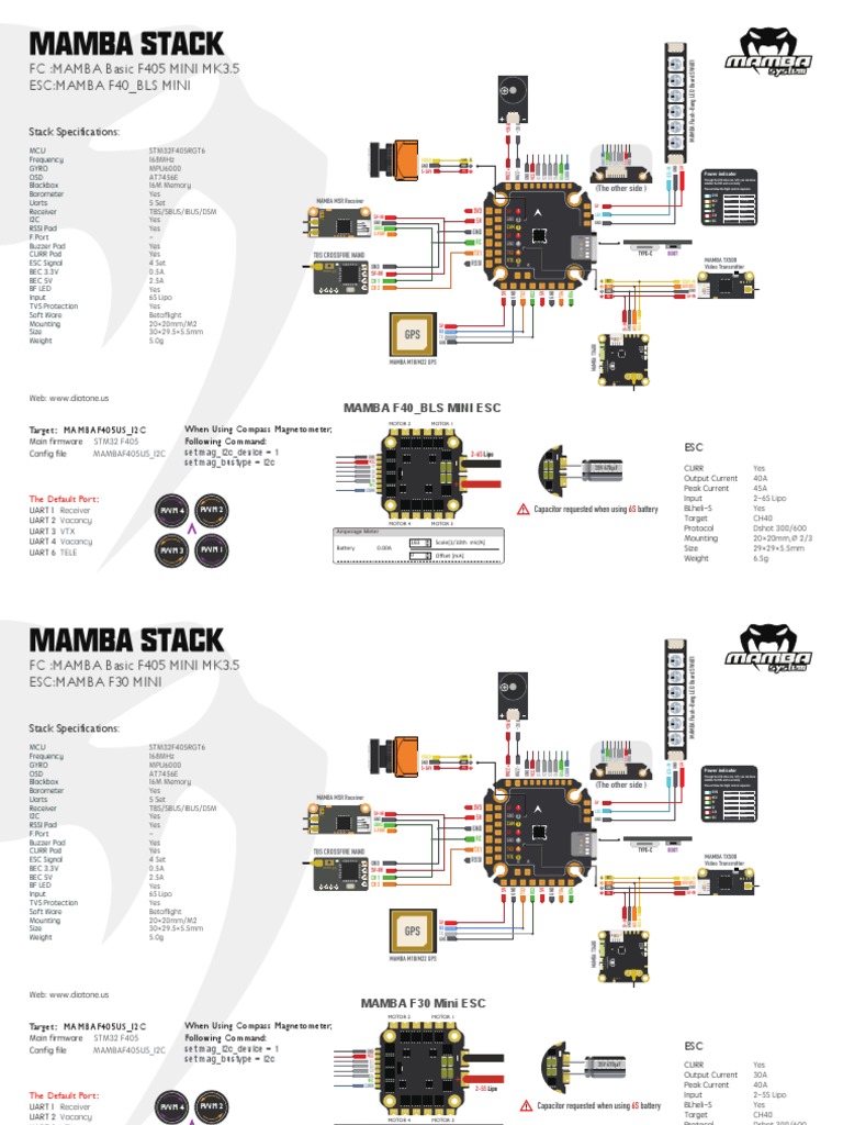 3-MAMBA Basic F405 MINI MK3.5 | PDF | Information And Communications Technology | Electronics
